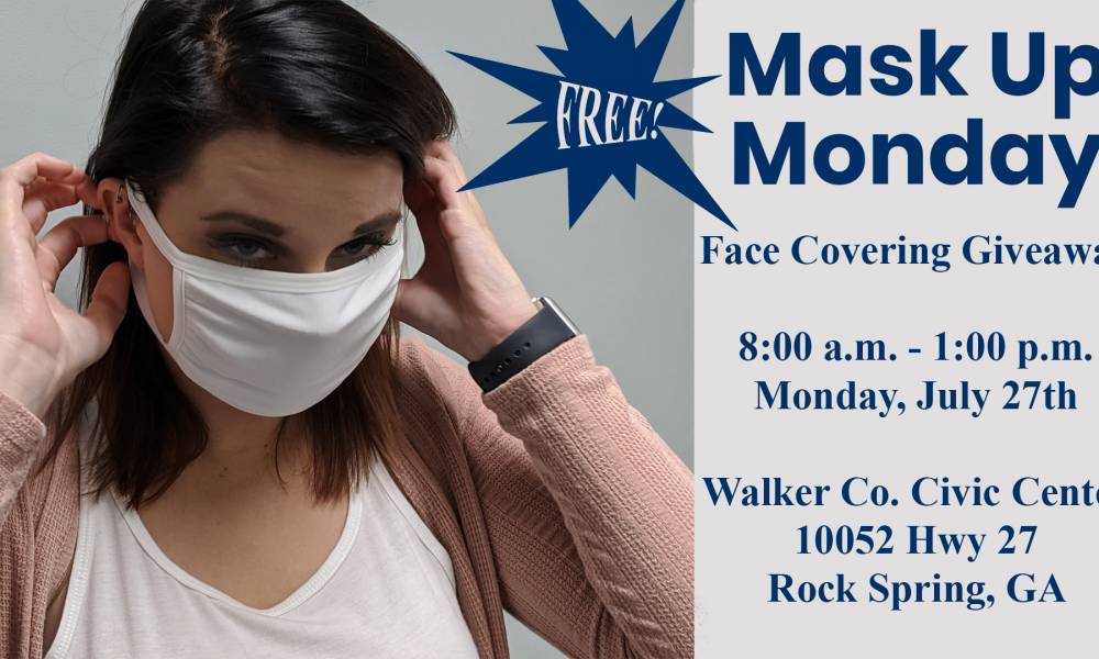 "Mask Up Monday" Face Covering Giveaway Planned in Walker County to ...
