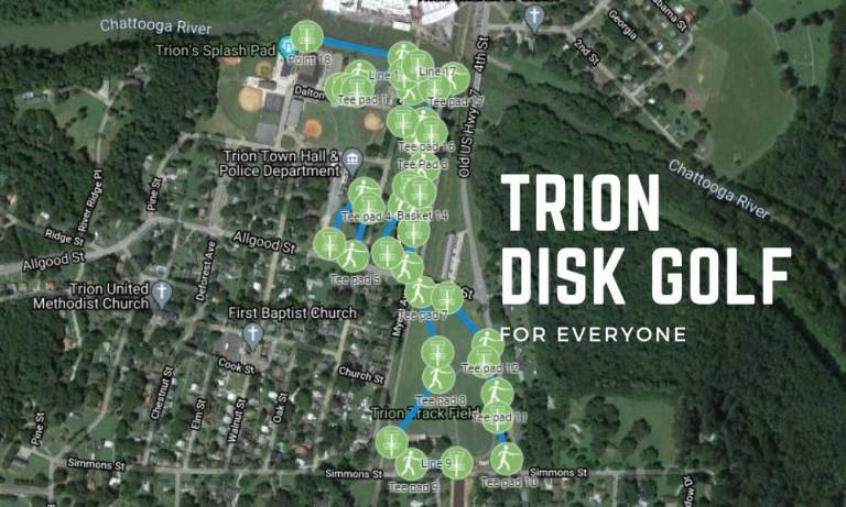 Trion Gets a Disc Golf Course - AllOnGeorgia