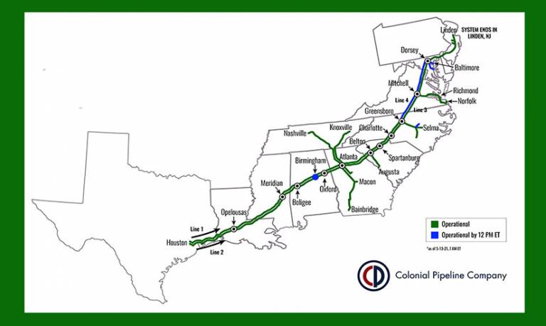 Colonial Pipeline: System Restart and Operational Update Thursday A.M ...
