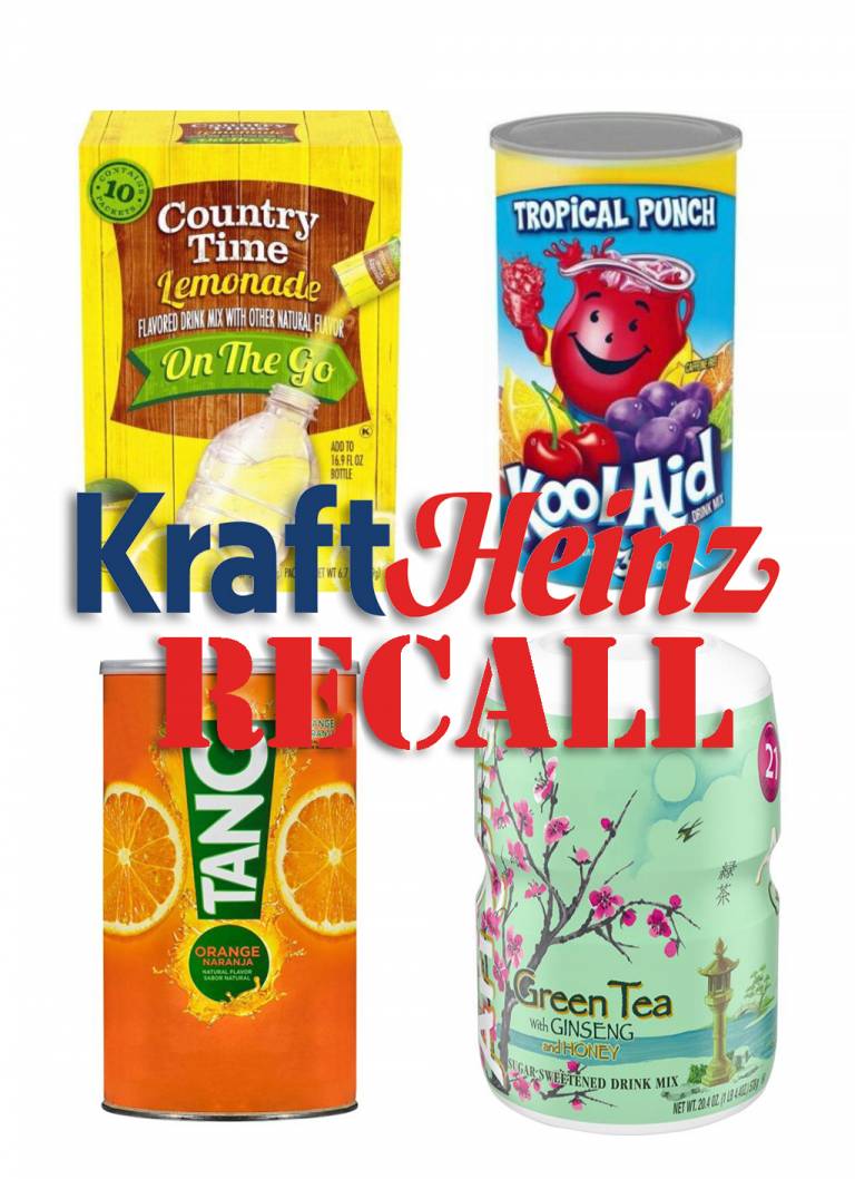 Kraft Heinz Recalls Select Country Time Lemonade, Kool-Aid, Tang, and ...