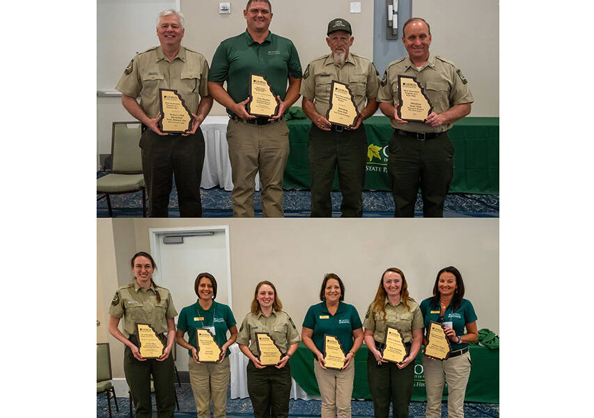 Georgia State Park and Historic Site Employees Receive Awards During ...