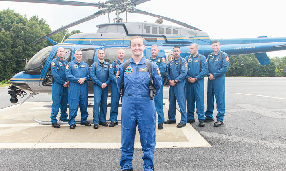 Georgia State Patrol's Aviation Division Pins First Female Pilot TFC ...