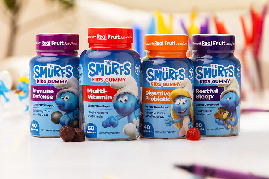 Iconic Smurfs Brand Launches Unique Kids Nutritional Gummies Made with ...