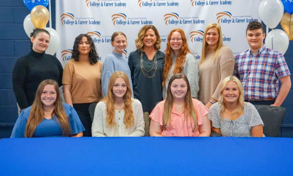 16 sign at Floyd County Schools College and Career Academy’s 7th Annual ...