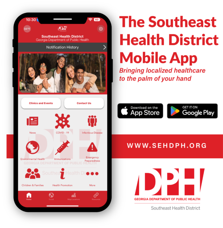 Ga DPH: Launch of The Southeast Health District Mobile App - AllOnGeorgia