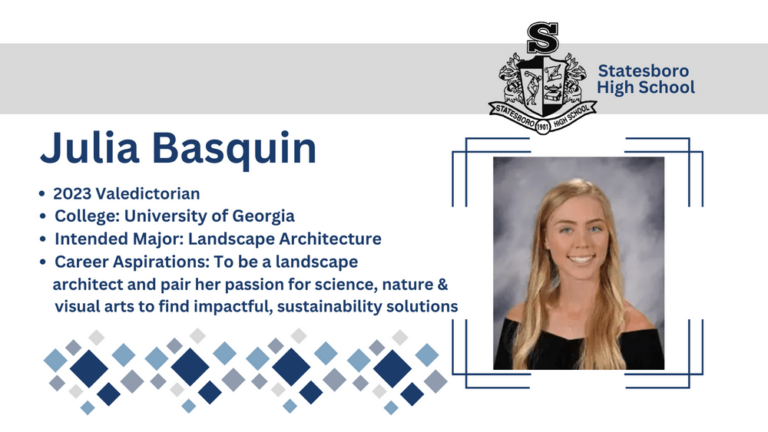 Statesboro High School Valedictorian Julia Basquin - AllOnGeorgia