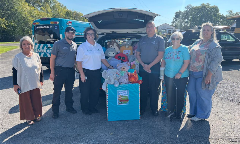 Atrium Health Floyd EMS Collects Stuffed Animals for Helene Victims ...